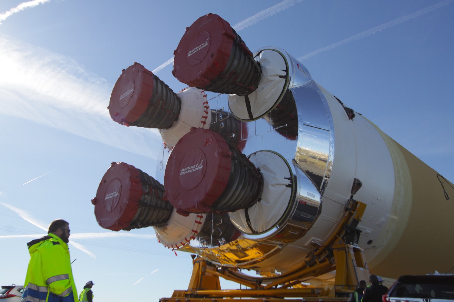 First SLS core stage departs factory – Spaceflight Now - Supply Chain ...