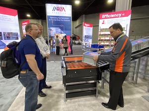 TREW demonstrates the power of the TREWflow anti-gravity conveyor ...